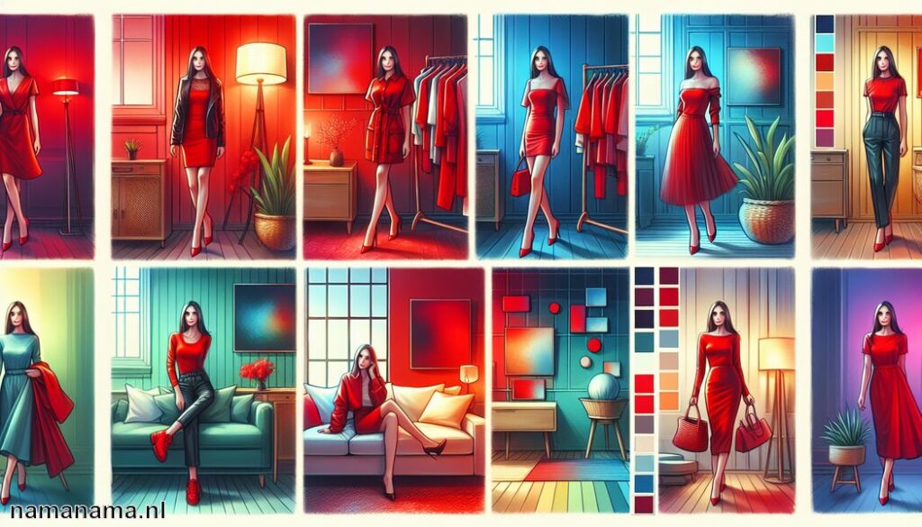 Welke kleuren passen bij rood? » Rood perfect combineren - namanama
